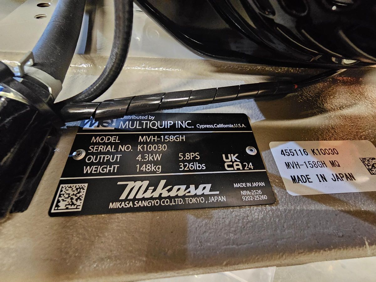 2026 Mikasa Reversible MVH158GH Plate Compactor for sale in Edmonton ...