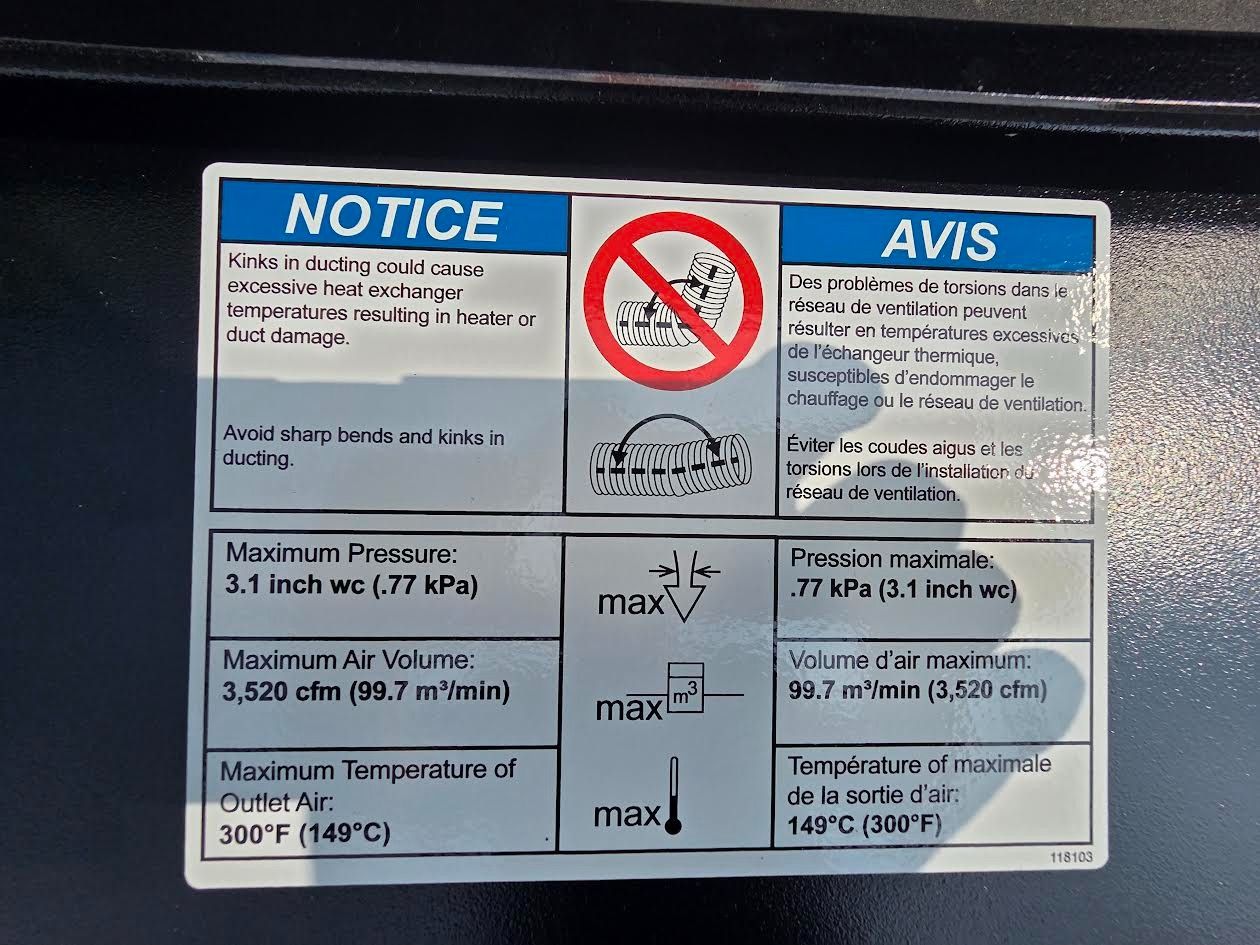 2025 Allmand Maxi-Heat® 1M BTU Heater for sale in Edmonton, Alberta, Canada